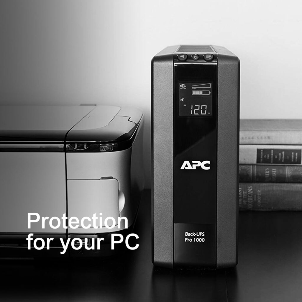 APC Power-Saving Back-UPS Pro 1000 with LCD Display | APC 1KVA UPS